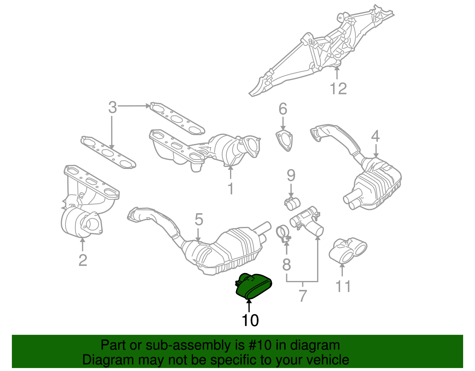 2005-2008 Porsche Boxster Exhaust Tailpipe 987-111-254-01 | Sunset ...