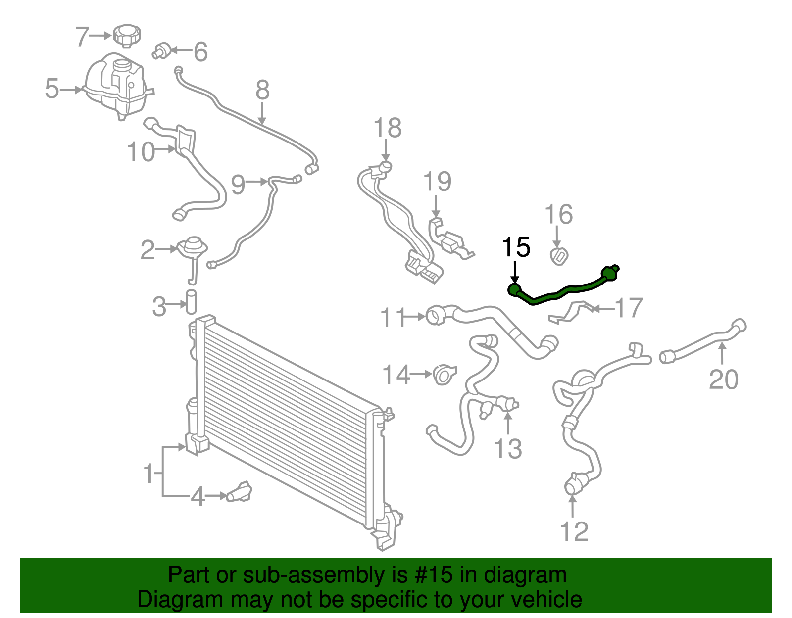 31368540 - Connector Hose - 2016-2021 Volvo | Volvo OEM Parts Direct