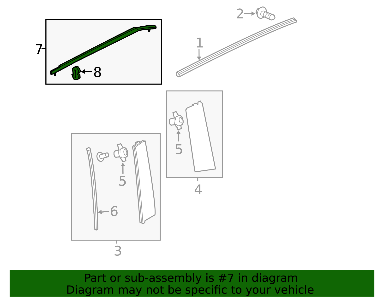 Belt Molding 72910-TK8-A01 | OEM Parts Online