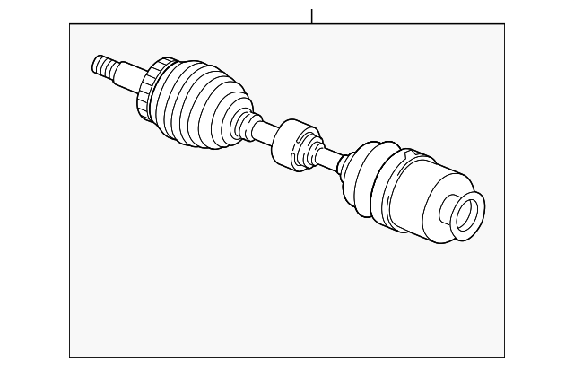49500-2W600 - Axle Assembly 2014-2015 Kia Sorento | Kia.Parts Store