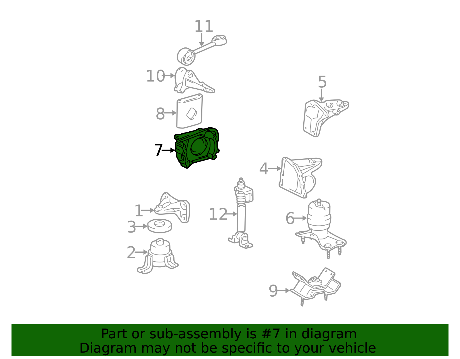 12315-20020 - Mount Bracket 1994-2008 Lexus | Lexus of Stevens Creek Parts