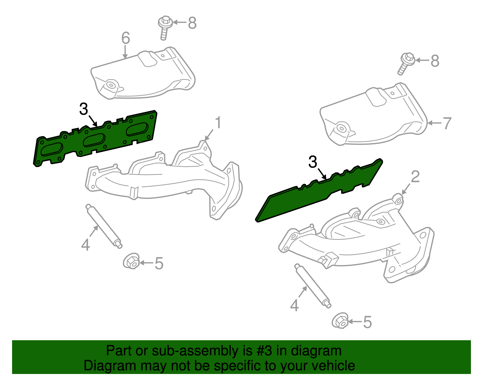 2011-2019 Ford Manifold Gasket BR3Z-9448-C | OEM Parts Online