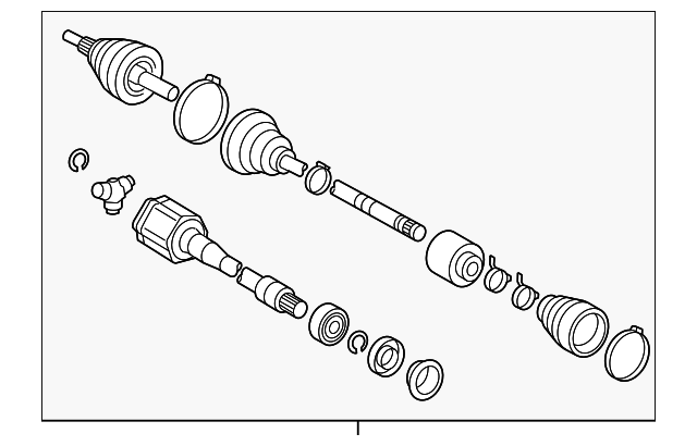 2012-2017 Toyota Camry Cv Axle Assembly 43420-06811 | Toyota Parts Center