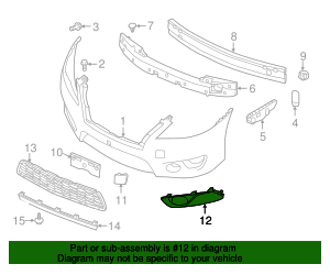 2013-2015 Nissan Sentra Finish Molding 62257-3SH0B | Nissan Parts Central