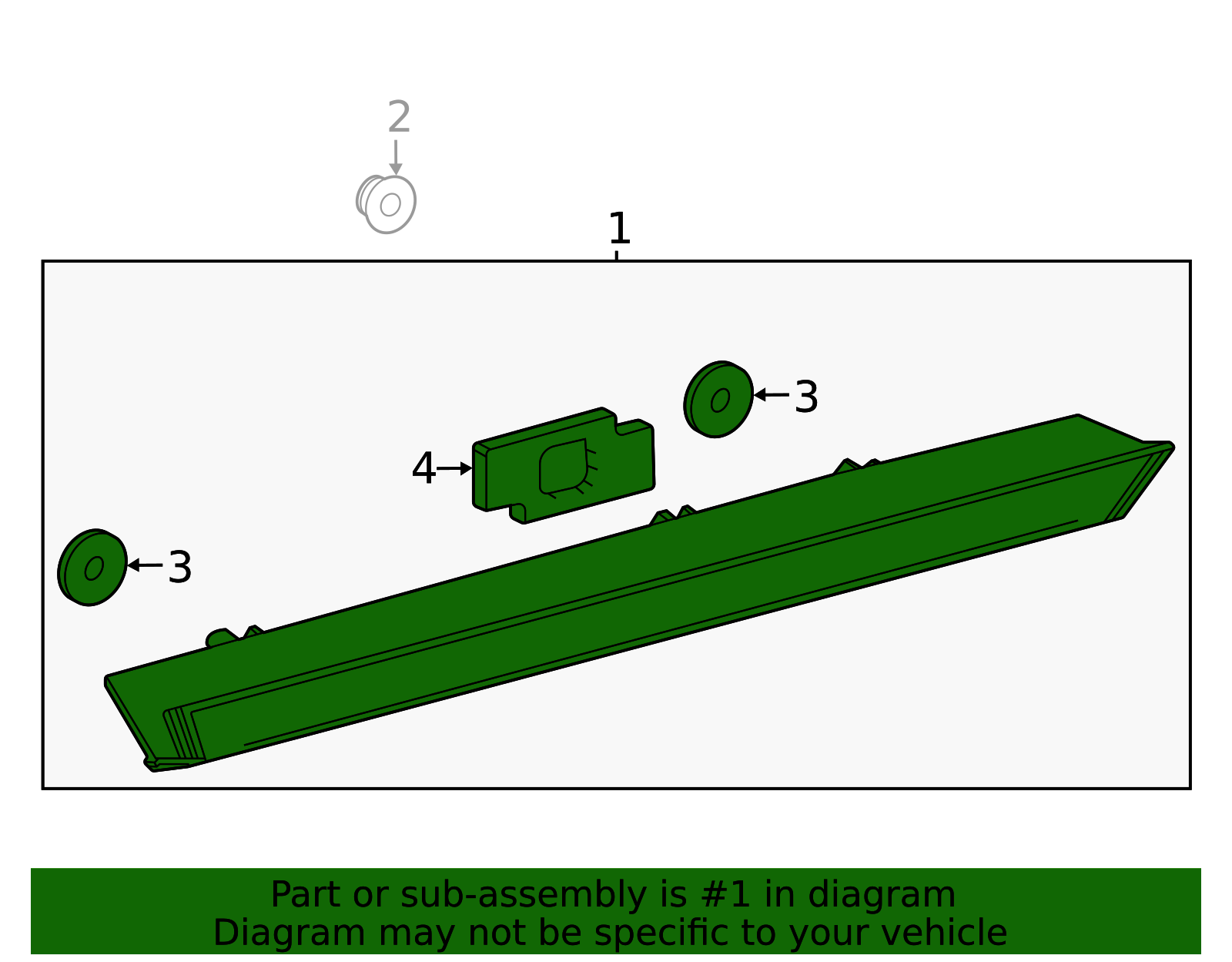2020-2024 Toyota Highlander High Mount Lamp 81570-0E040 | Toyota Parts ...