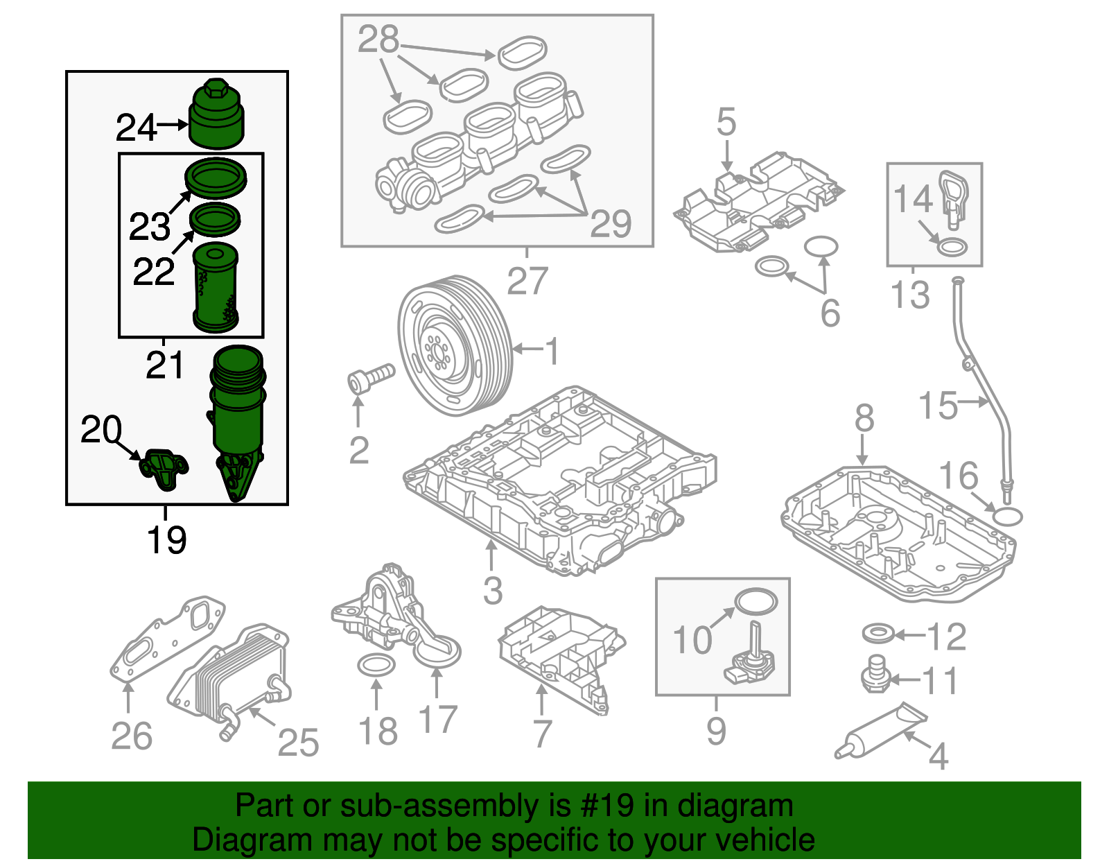 Genuine Porsche 958-107-010-20 |Oil Filter Housing | FREE Shipping on ...