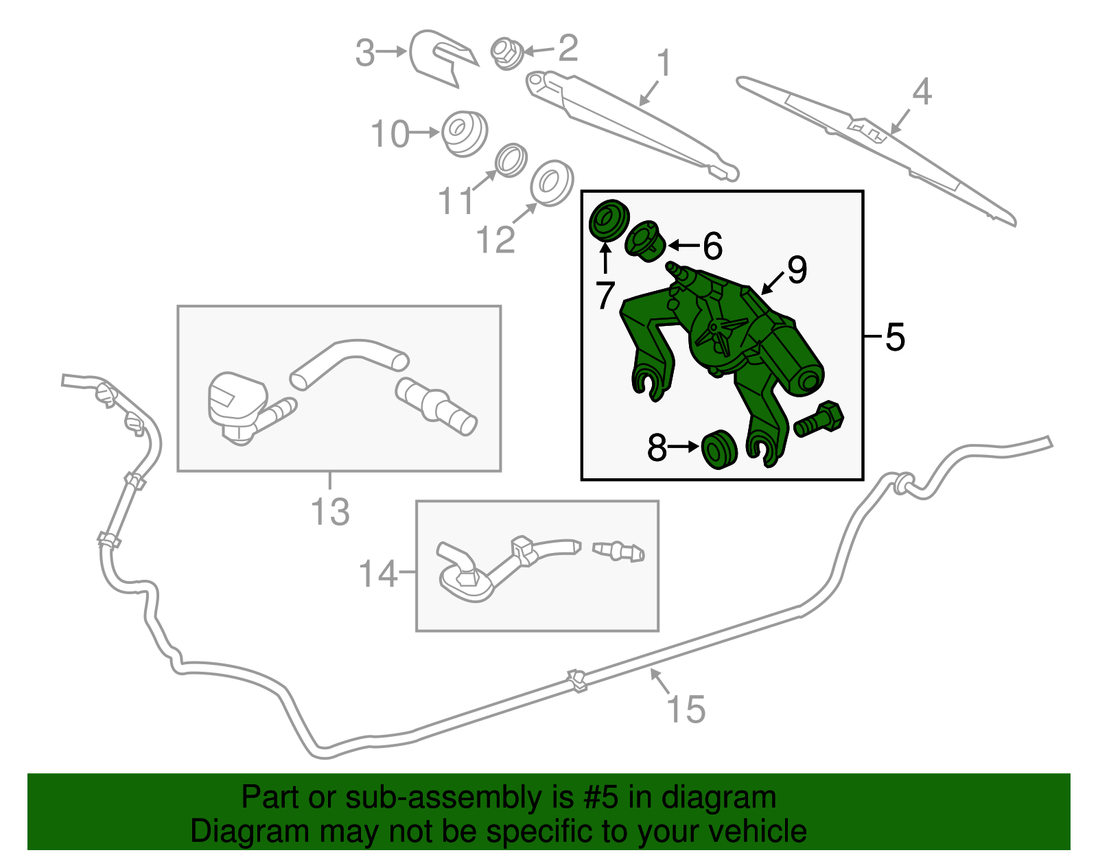 2011-2016 Kia Sportage | Motor & Linkage | 98700-3W000 | Kia Auto Parts