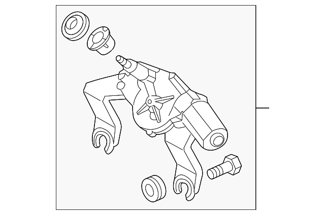 2011-2016 Kia Sportage | Motor & Linkage | 98700-3W000 | Kia Auto Parts