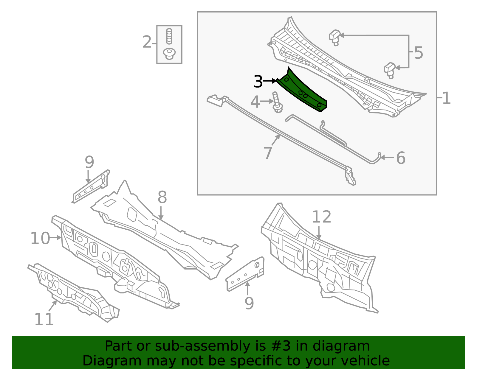 86154-D5000 - Under Cover Kia.Parts Store