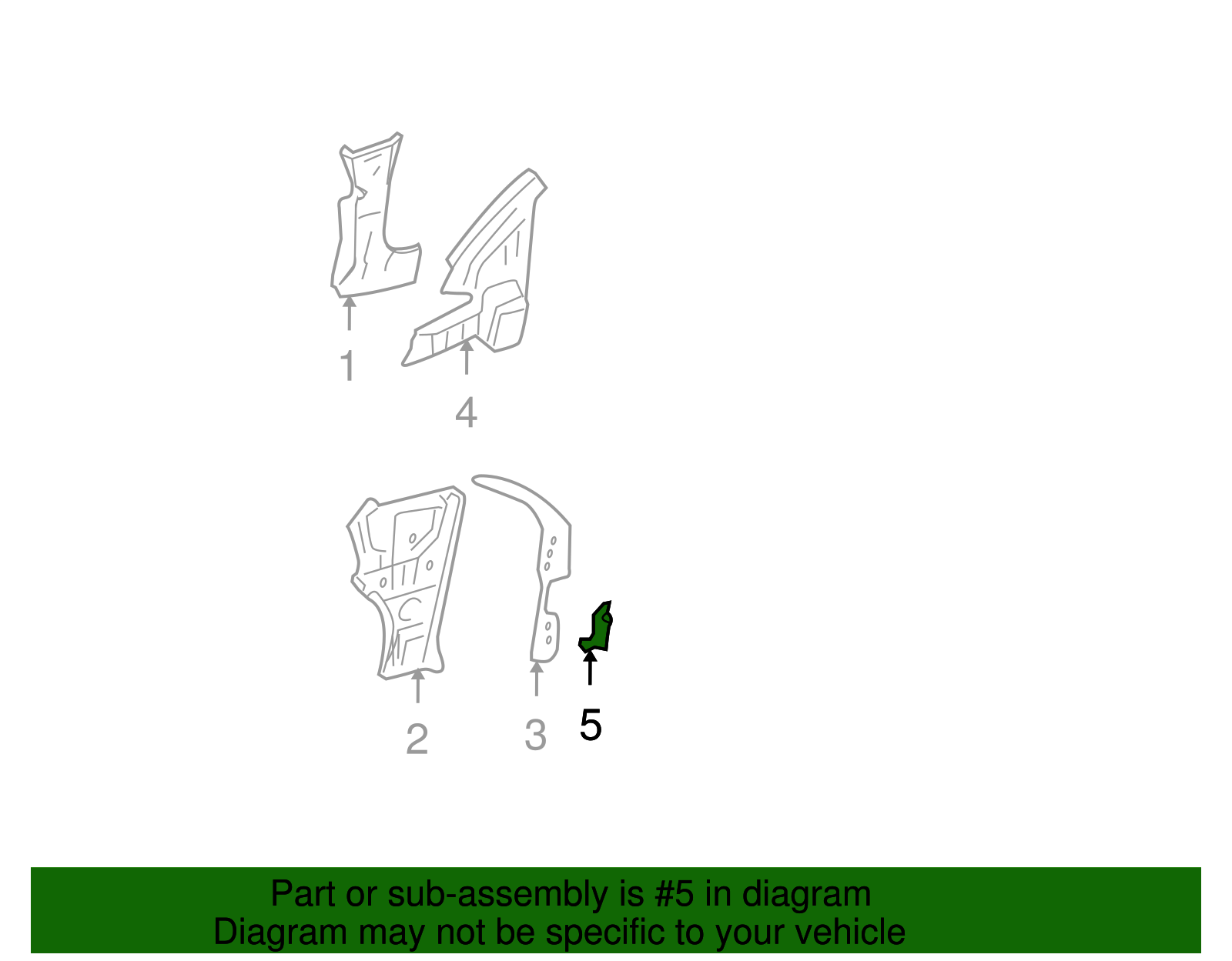 1998-2010 Volkswagen Beetle Hinge Reinforced 1C0-809-622-A | VW Direct ...