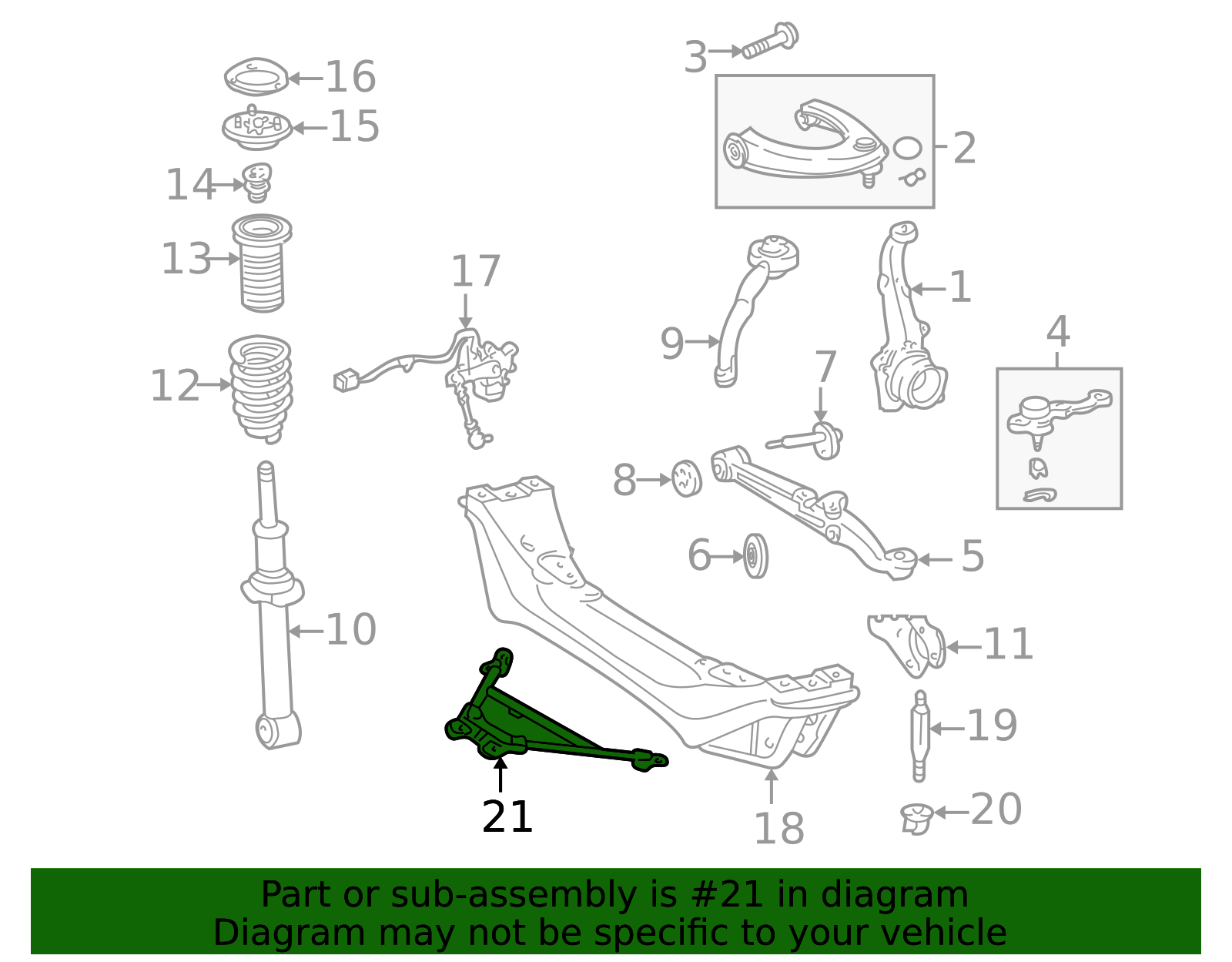 51403-53010 - Engine Cradle Brace - 2001-2005 Lexus IS300 | My L Parts