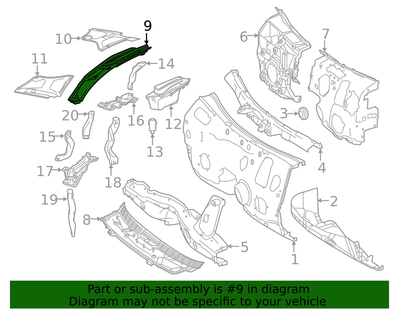 222-830-00-28 - Drip Channel 2014-2021 Mercedes-Benz | Mercedes-Benz ...
