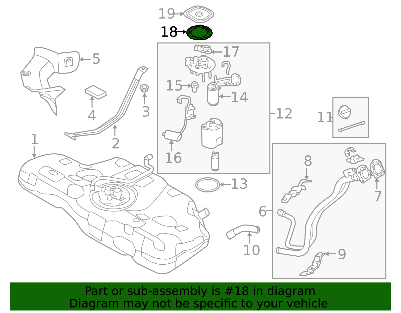 31158-A5600 - High-Quality Fuel Tank Lock Ring for 2013-2016 Hyundai ...