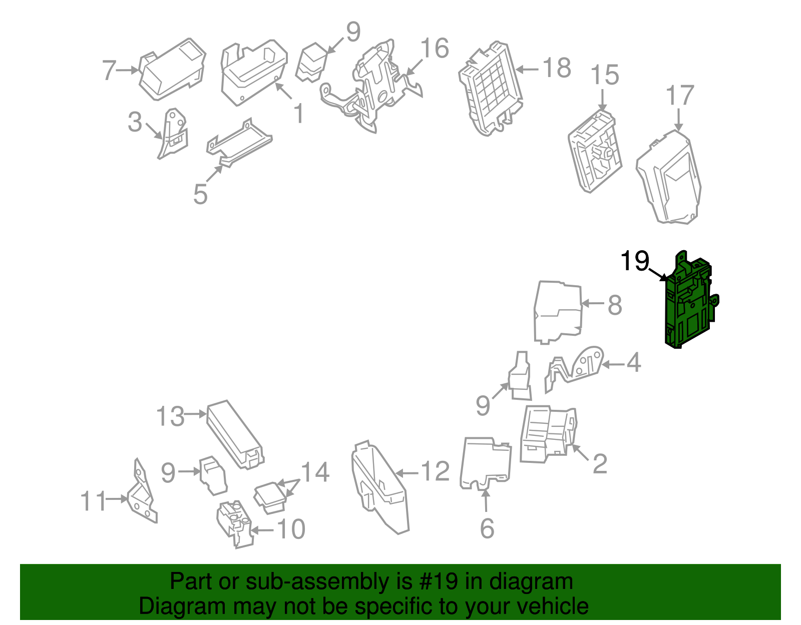 2018-2020 Nissan 370Z Body Control Module 284B1-6GE0B | Temecula Nissan ...