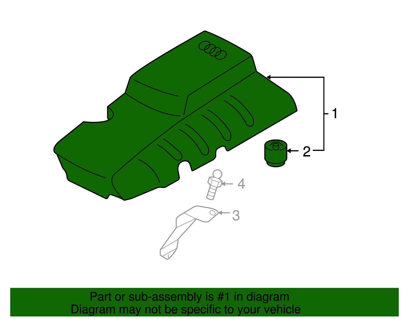2005-2009 Audi Radiator Support Splash Shield 8H0-863-822-C | Audi USA ...