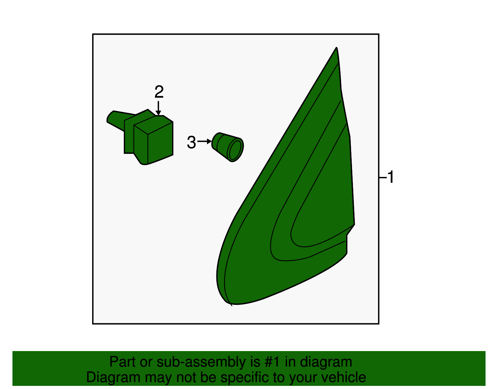 75495-TLA-A01 - 2017-2022 Honda CR-V - Garnish Assembly L Front Pillar ...