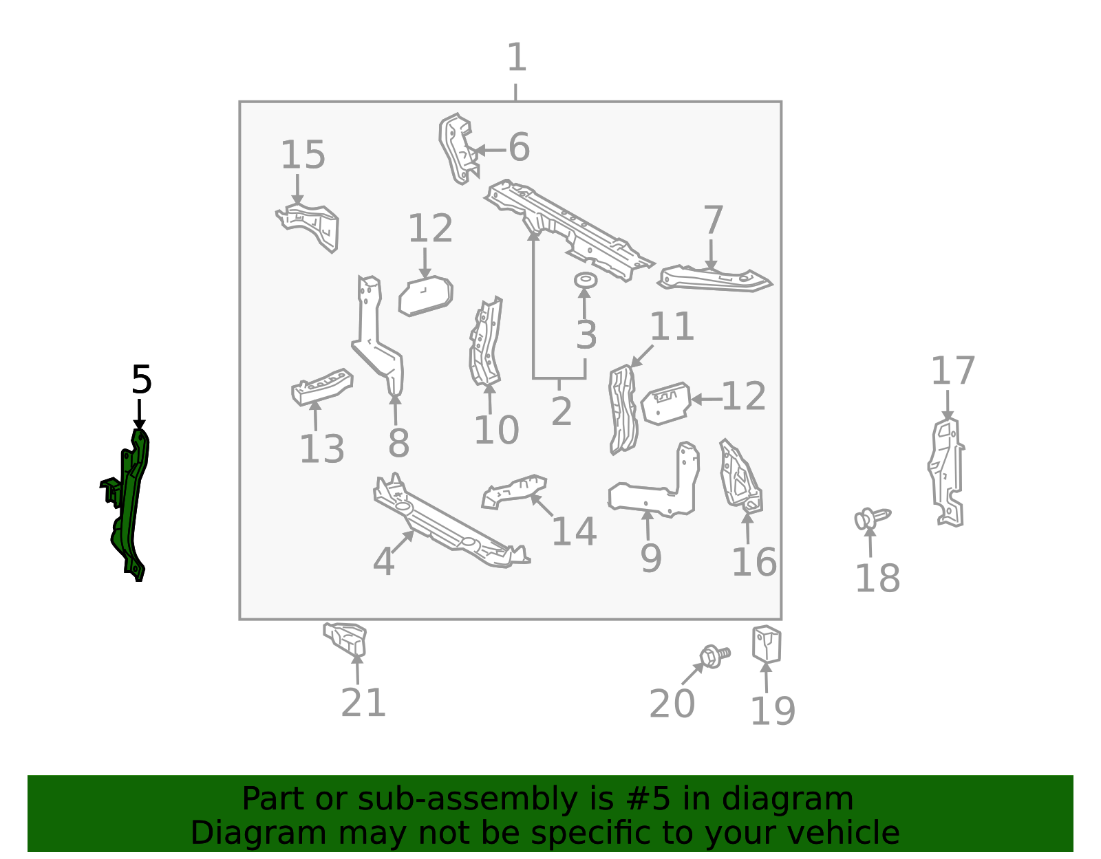 Genuine Official Toyota Hood Latch Support part# 53208-48040 for 2006 ...