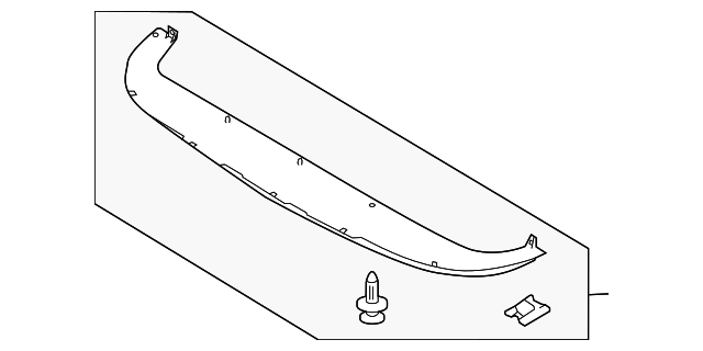 8A8Z-8327-A - Radiator Support Air Deflector Big 3 Auto Parts
