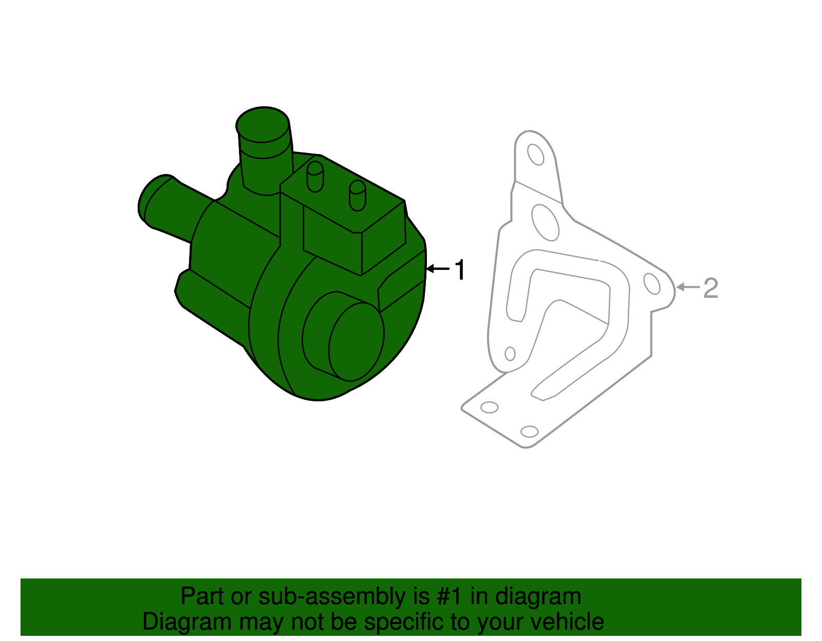 2015 Volkswagen Jetta Engine Auxiliary Water Pump 5Q0-121-599-AN | OEM ...