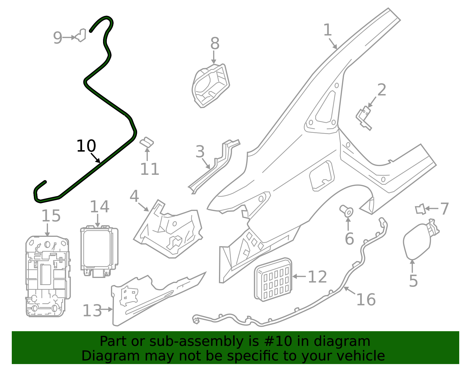 78822-3SG0A - Release Cable 2013-2019 Nissan Sentra | Official Nissan ...