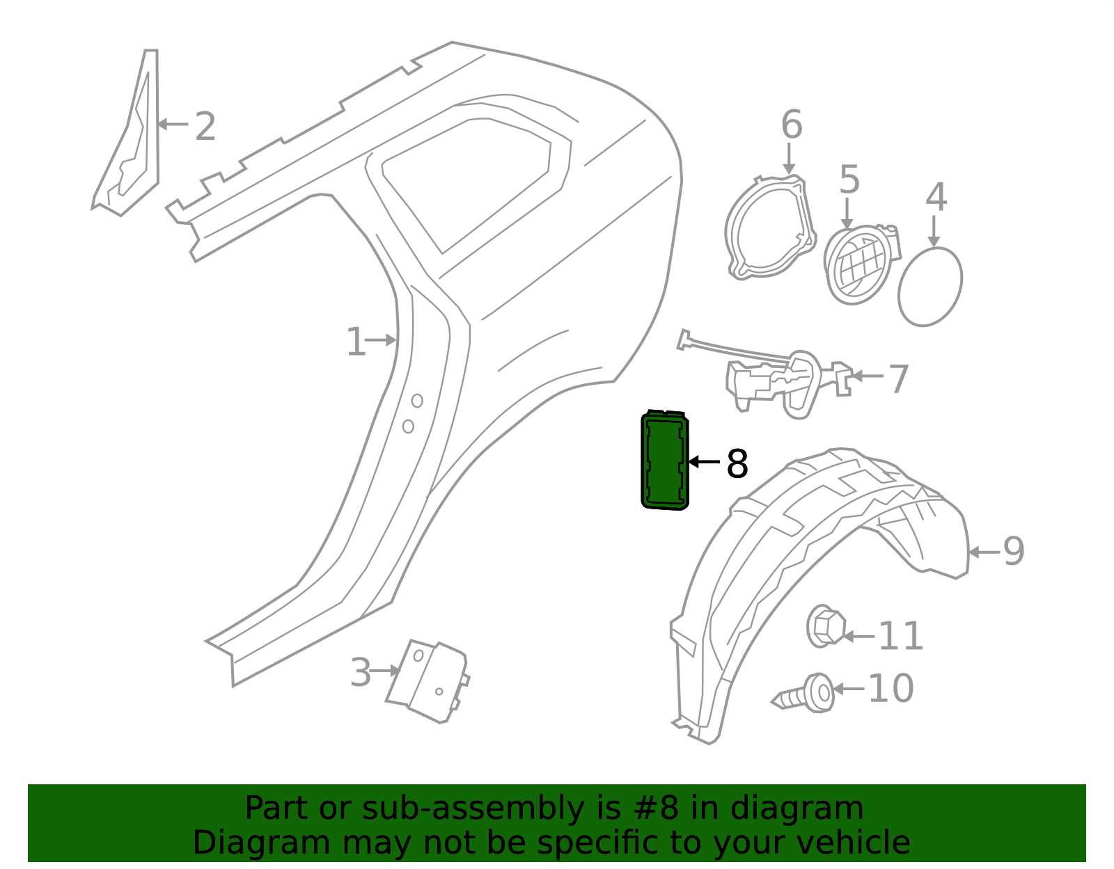 8623444 - High-Quality Pressure Vent for AutoNation Parts