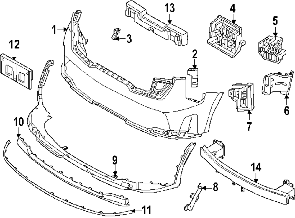 86512-R5JA0 - Lower Cover 2024-2025 Kia Sorento | Kia.Parts Store