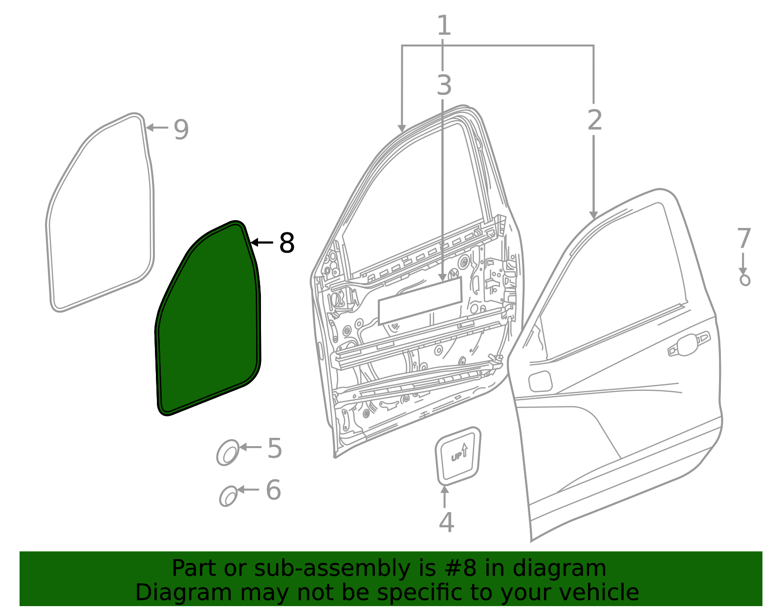 84741732 - Door Weather-Strip 2020-2025 GM | Country Chevrolet Parts