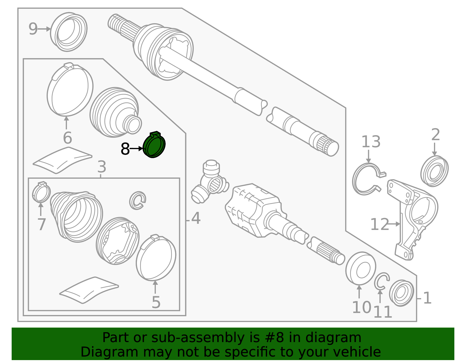 2023-2025 Toyota Boot Kit Clamp 42345-24020 | MotorMotor