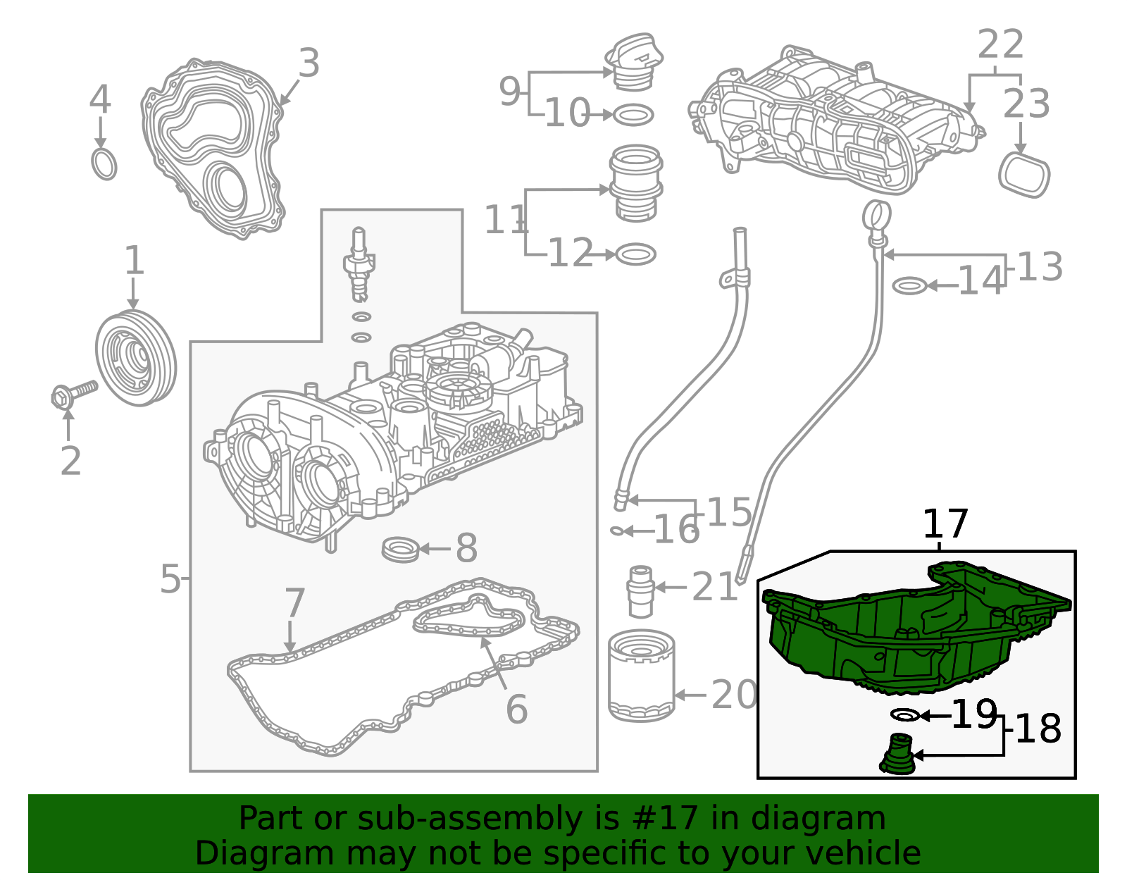 2020-2025 GM Oil Pan 25204730 | Capital Chevy Parts