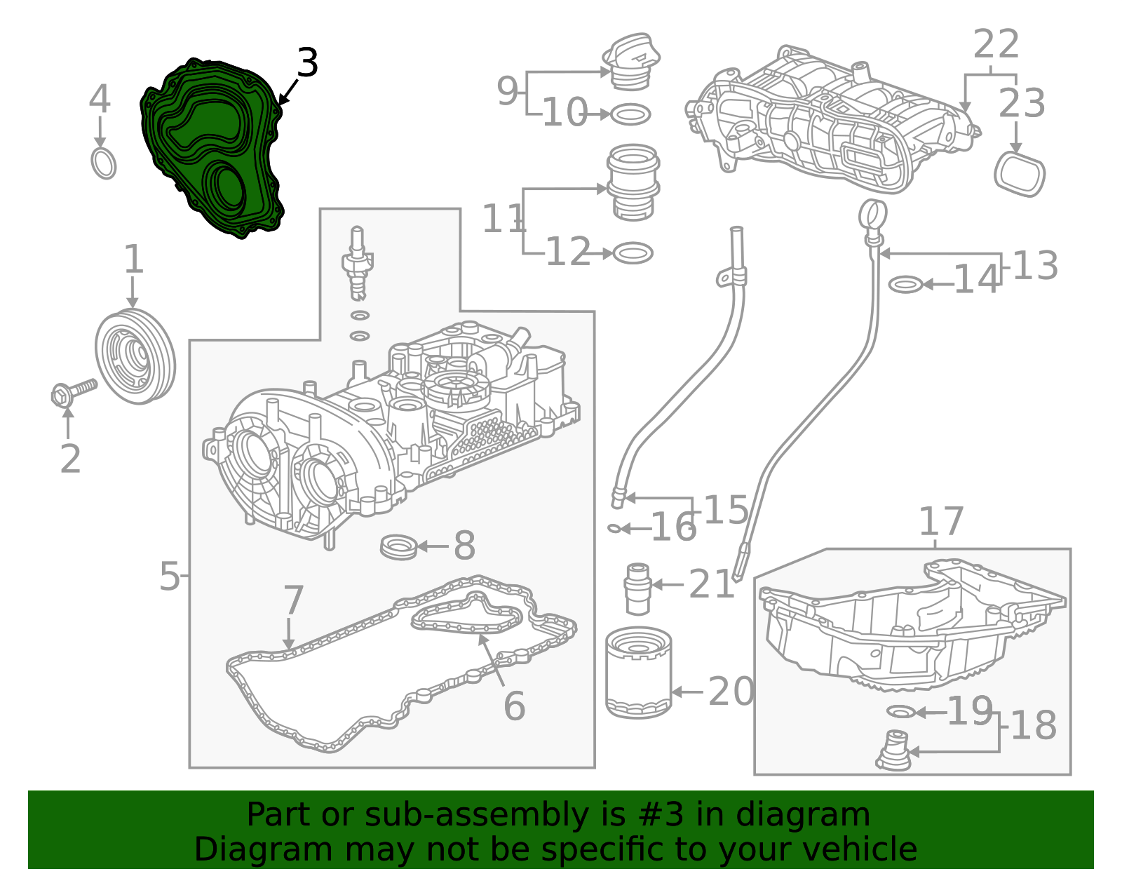 25207384 - Engine Timing Cover | Partners Chevy