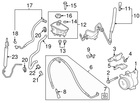Pump & Hoses for 2016 Land Rover Range Rover | OEM Parts Online