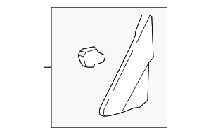 2016-2021 Hyundai Tucson Pillar Molding 86180-D3000 | OEM Parts Online
