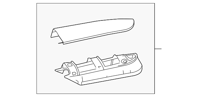 63404-0R010-B0 - 2017-2018 Toyota RAV4 - Rail Cover | Nucar Toyota of ...