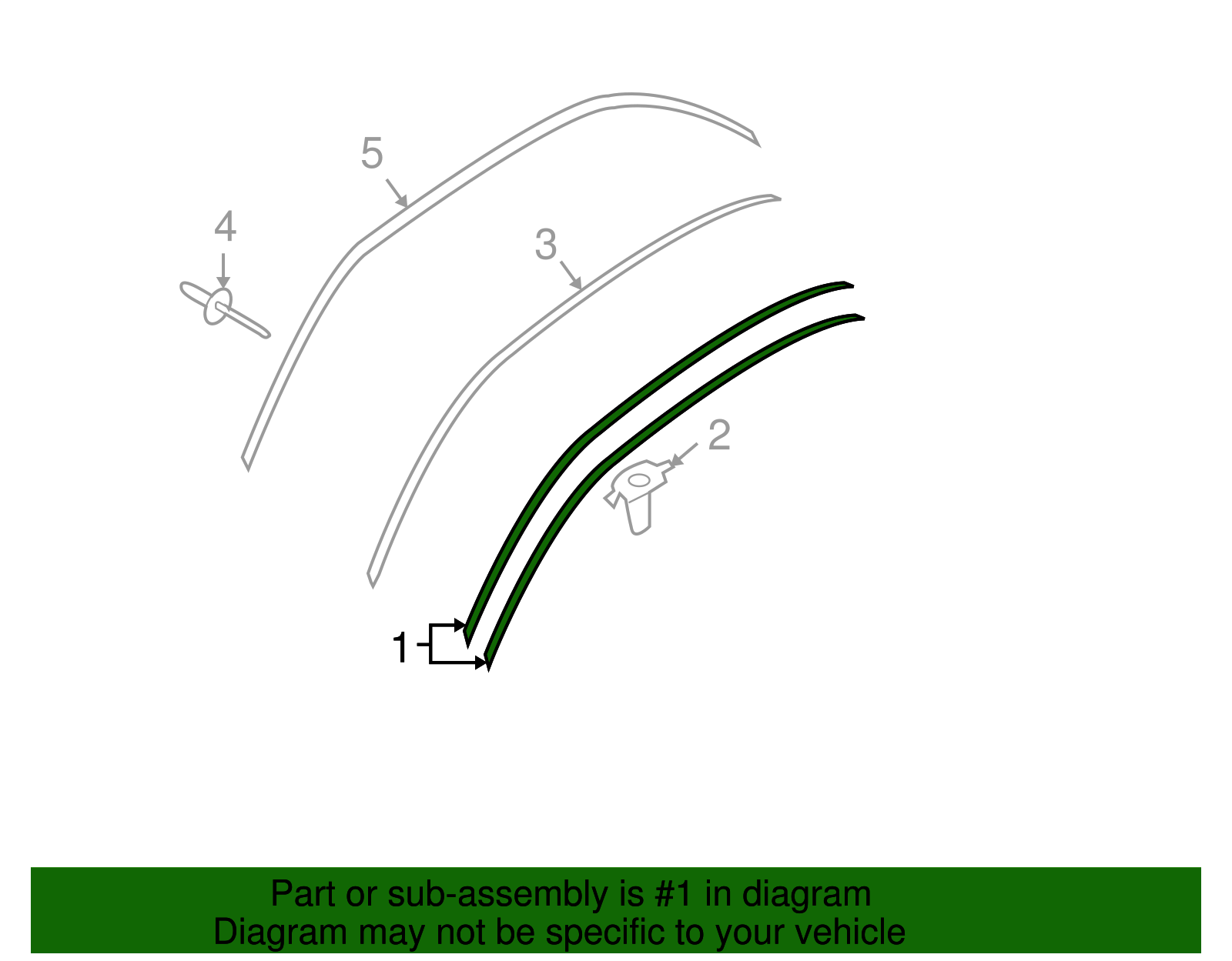 8E5-853-701-GRU - Drip Channel 2002-2008 Audi | Audi OEM Parts Guy