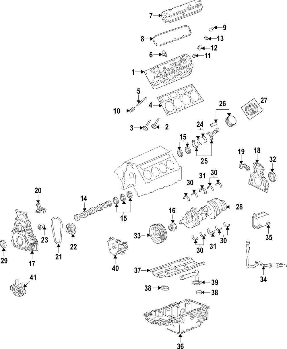 12690484 - 2017-2022 GM - 0.5mm Oversize LT4 Piston Kit with Pin and ...
