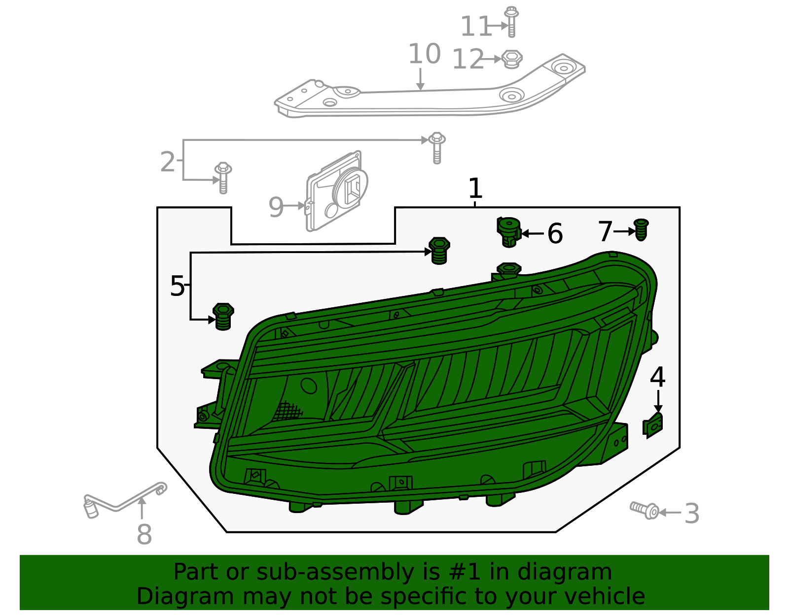 2022-2024 Volkswagen Taos Headlamp Assembly 2GJ-941-774-F | OEM Parts ...