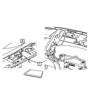 5064350AA - Global Positioning Antenna Mopar Wholesale Parts
