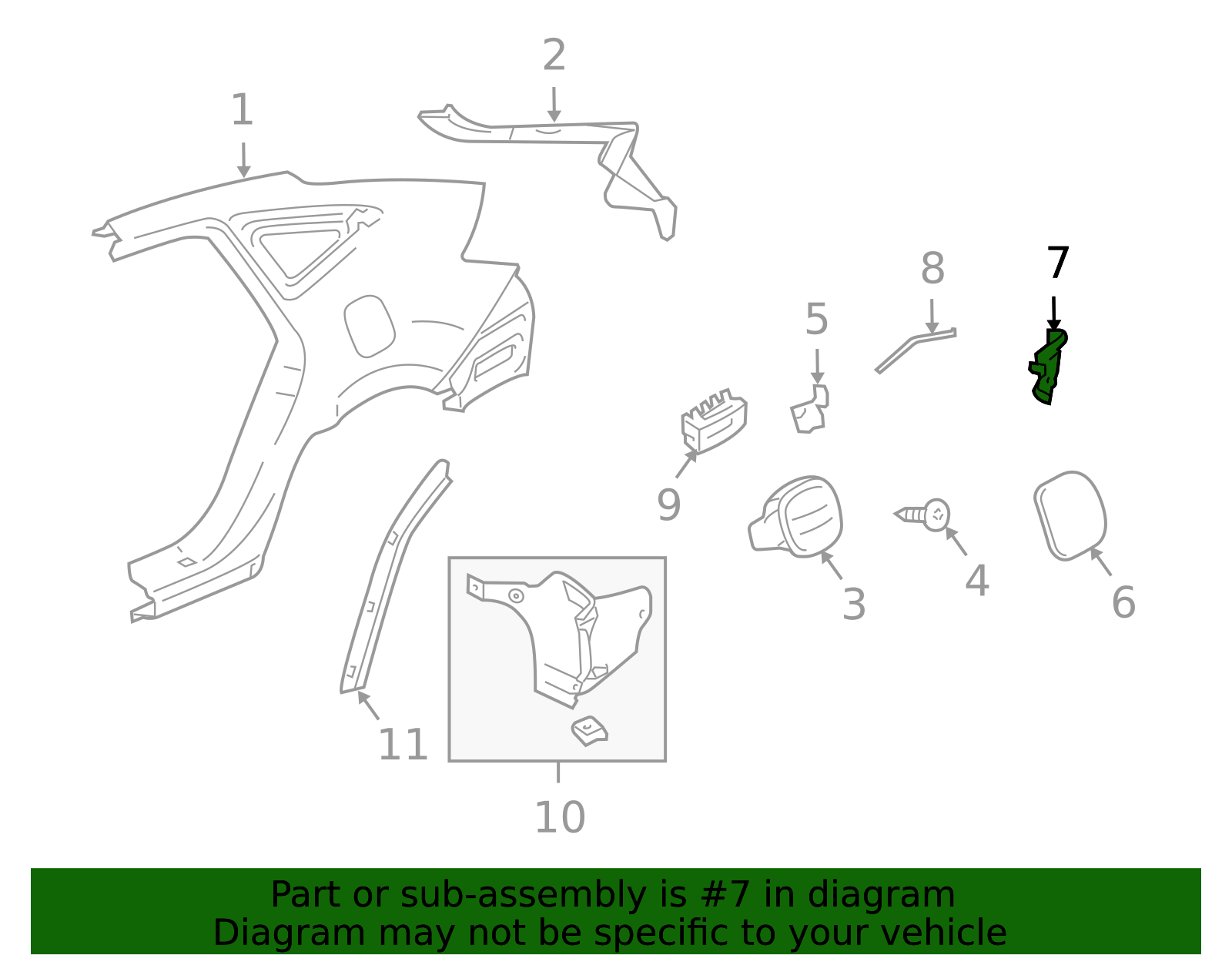 2010-2015 Honda | Door Actuator | 74700-TP6-A01 | Honda OEM Discount Parts