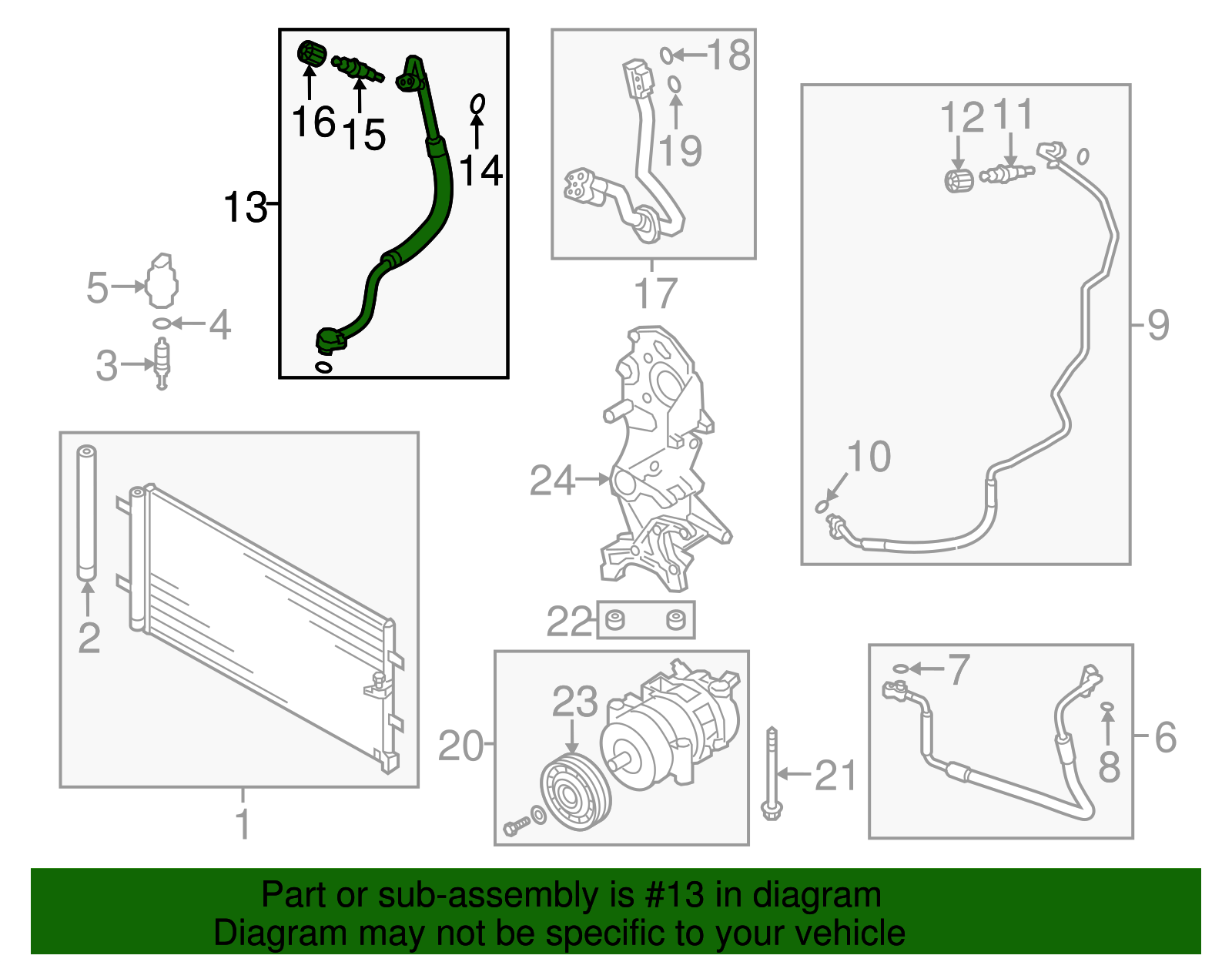 4G0-260-707-CF - Upper Hose & Tube 2012-2017 Audi | Audi OEM Parts