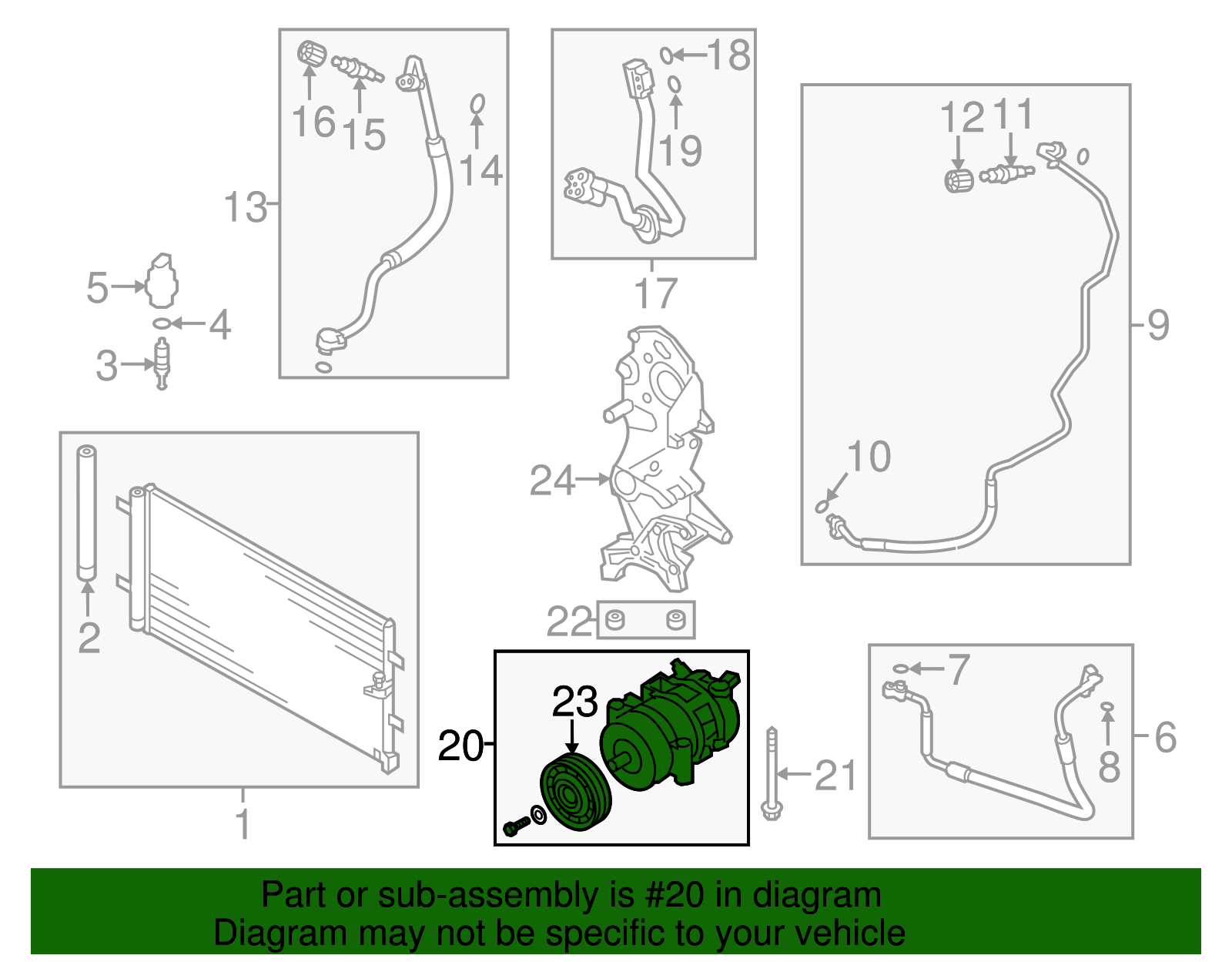 2012-2017 Audi Compressor Assembly 4G0-260-805-D | OEM Parts Online