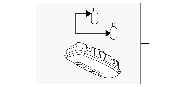 2013-2019 Ford Taurus | Reading Lmp Assembly | DG1Z-13776-AA | Walls ...