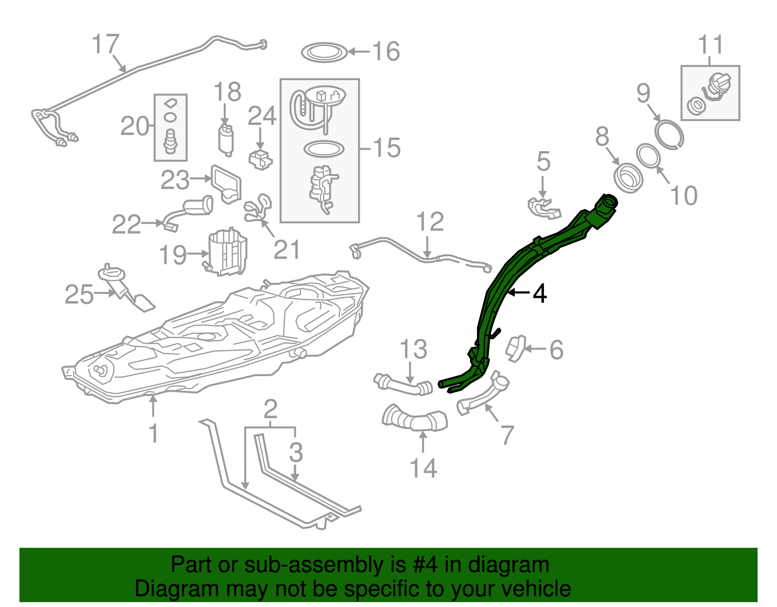 77201-78050 - 2018-2021 Lexus - Fuel Filler Neck | My L Parts