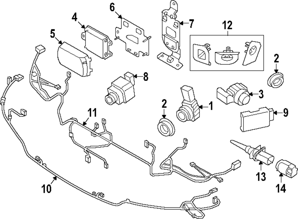 61-12-5-A02-390 - 2021-2024 BMW - Wire Harness | Buy BMW Parts Now