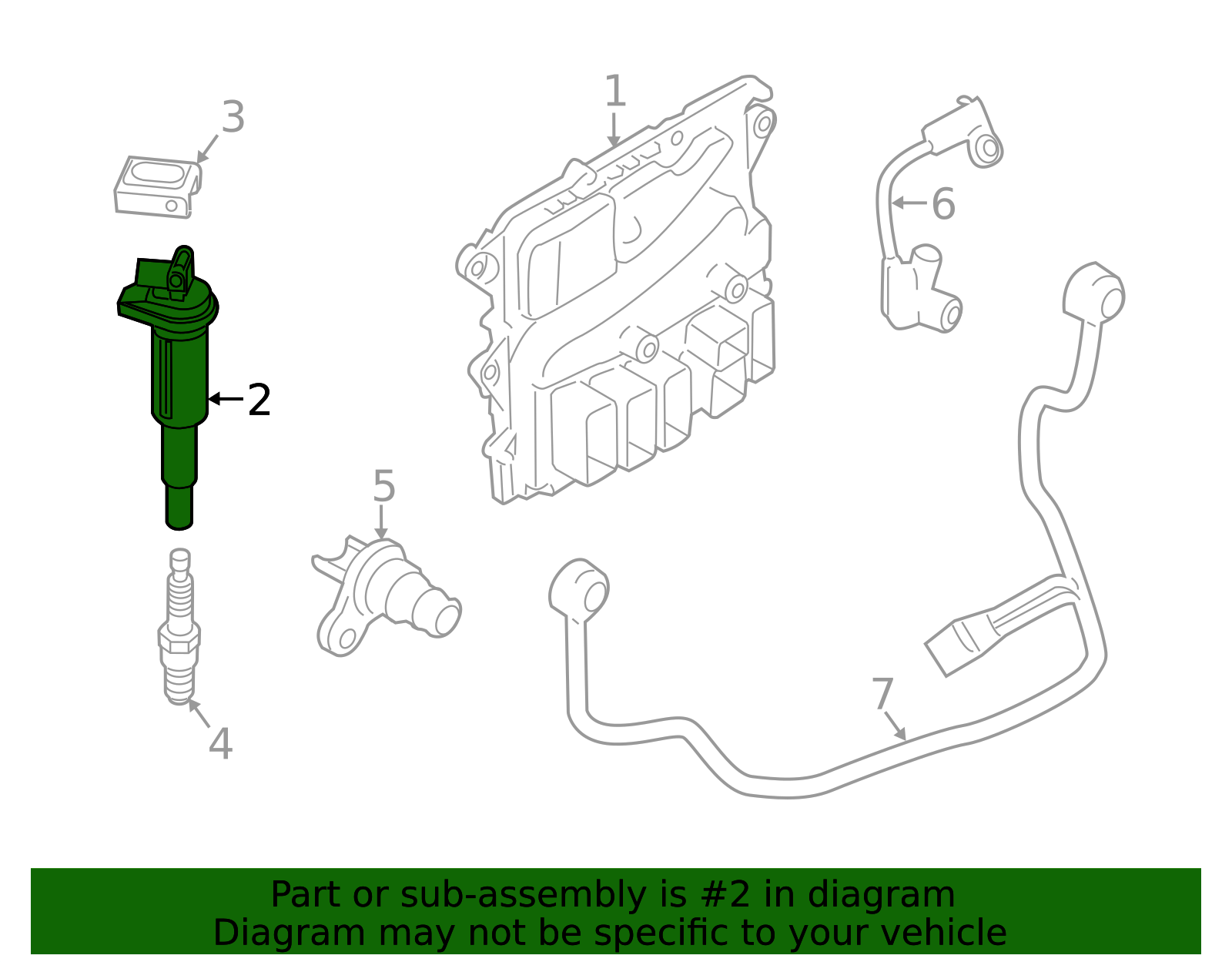 12138611236 - 2016-2025 BMW Ignition Coil (12-13-8-611-236) | BMW of ...