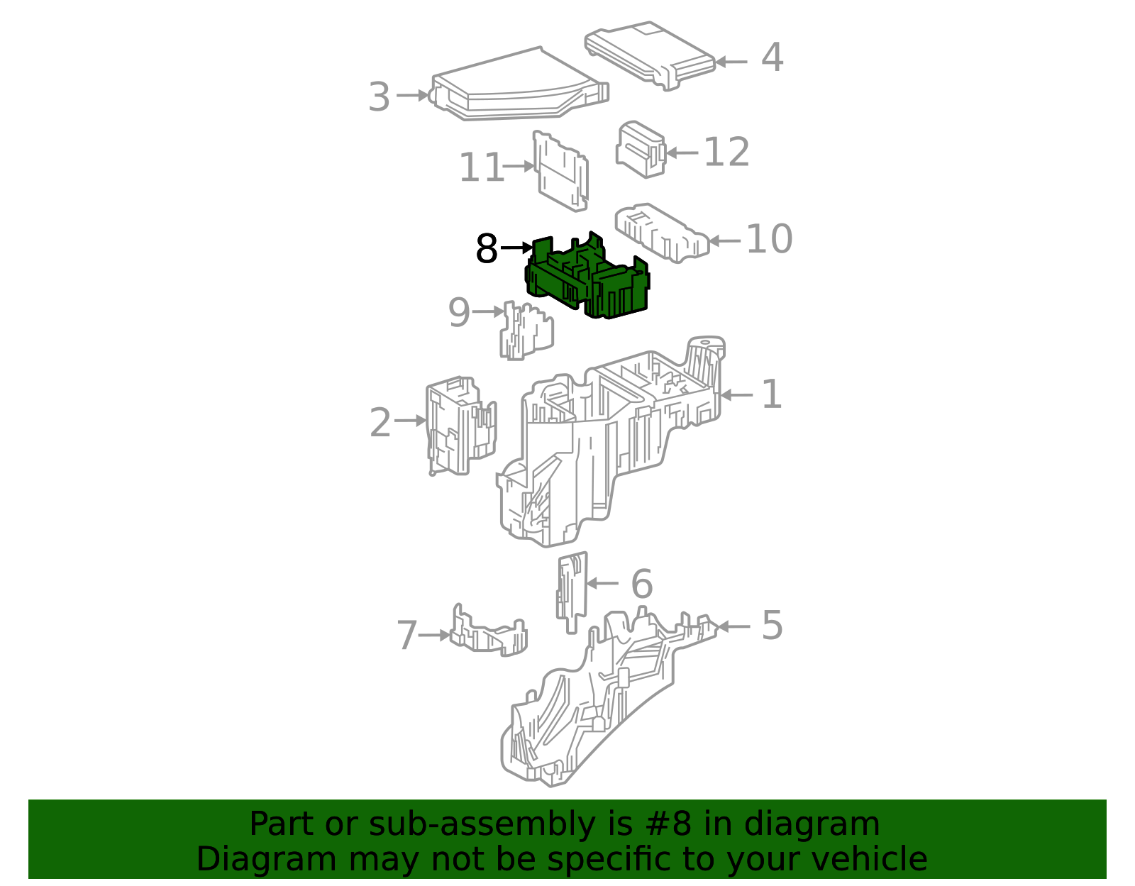 2021-2025 Toyota Sienna Junction Block 82610-08020 | Bam Wholesale Parts