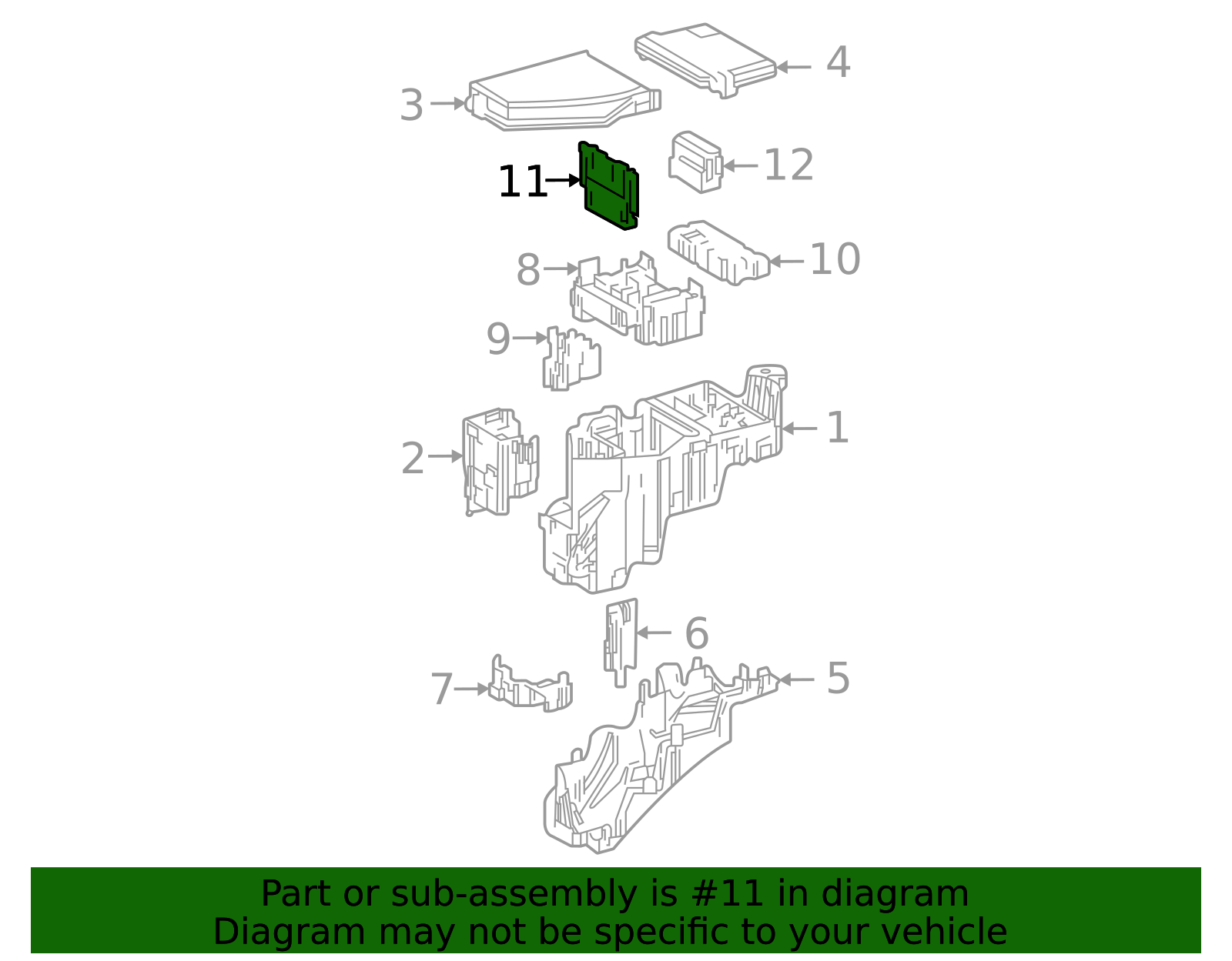 2021-2025 Toyota Sienna Main Fuse 82620-08080 | Toyota Parts Center