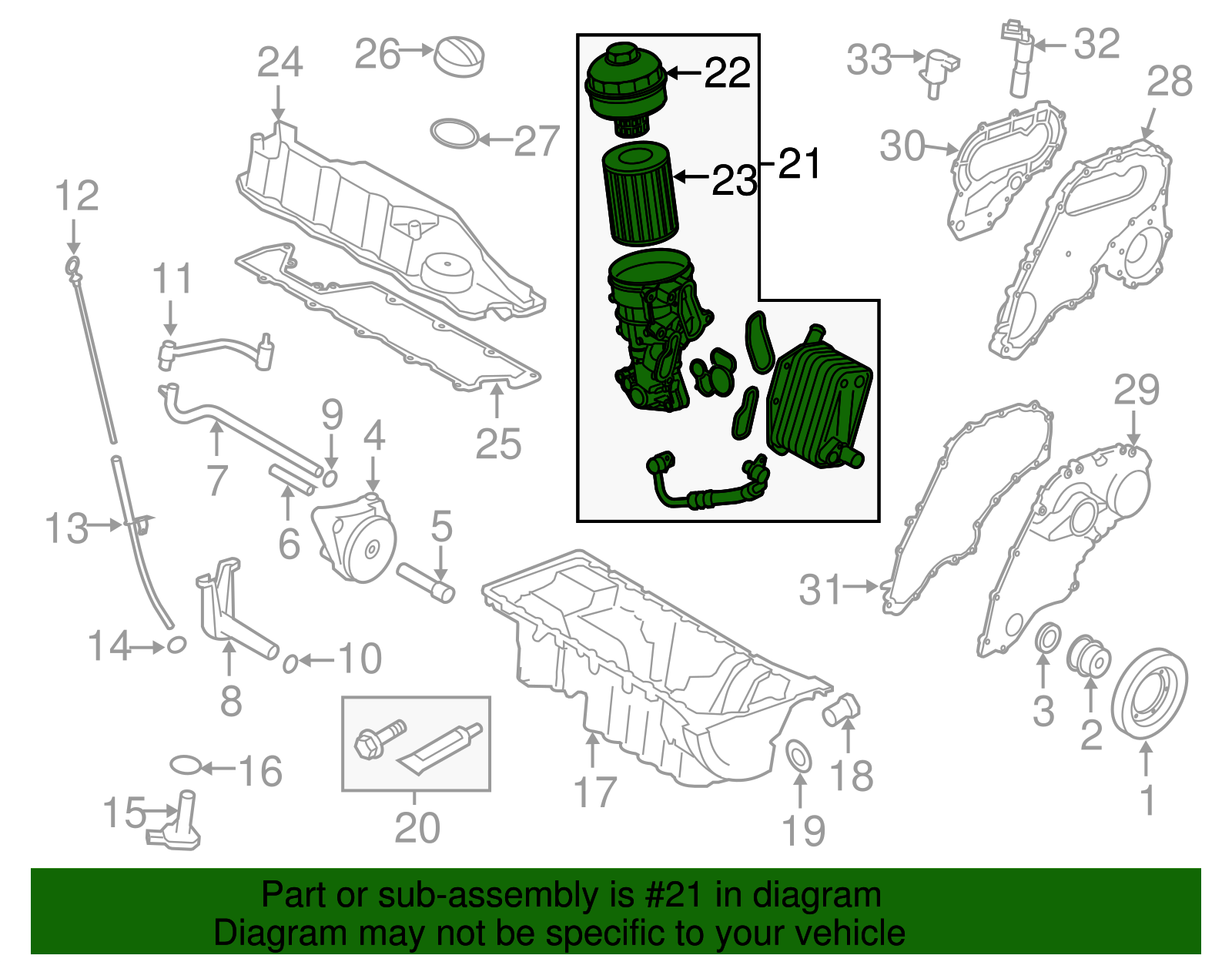 2007-2011 Volvo Oil Filter Housing 30777914 | OEM Euro Parts