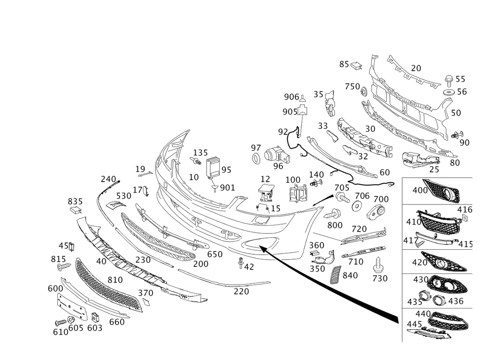 221-885-00-65 - Frame 1954-2013 Mercedes-Benz | Mercedes-Benz USA Parts