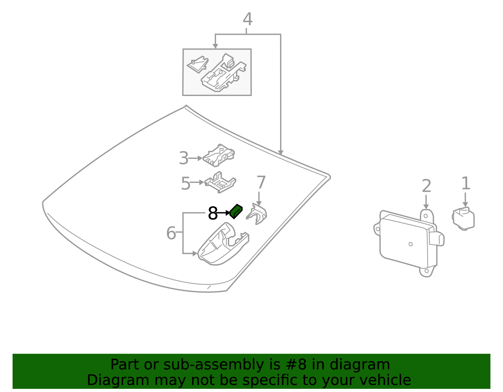 2016-2025 Lexus Lower Quarter Trim Clip 90467-05171 | OEM Parts Online