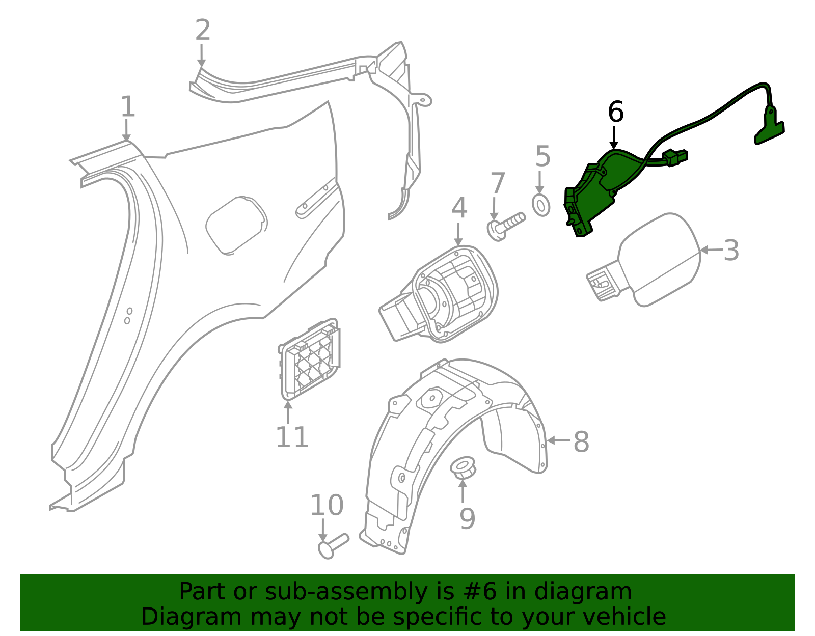 81590-J5000 - Opener Assembly 2018-2023 Kia Stinger | Kia.Parts Store